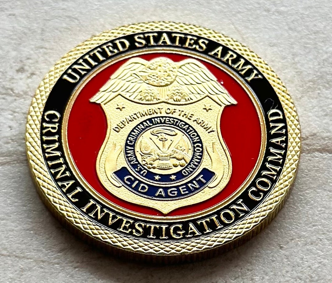 US ARMY CID Criminal Investigation Division Command Army - Etsy
