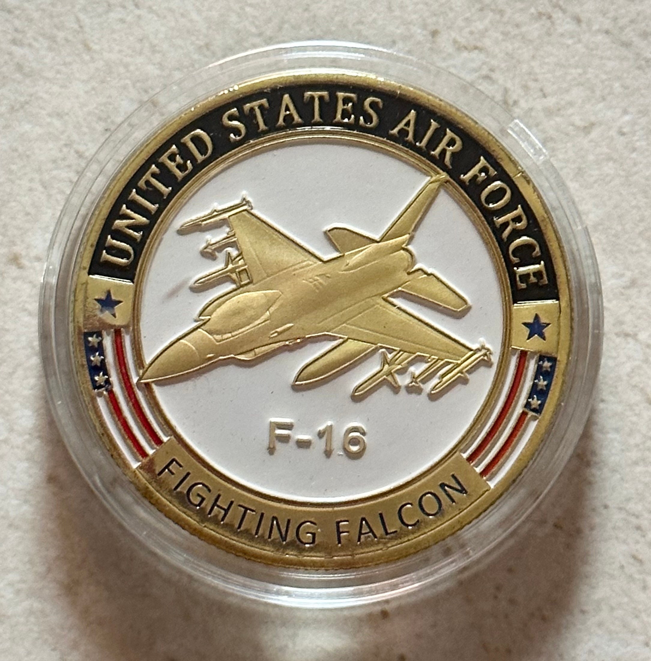 US Air Force F-16 Fighting Falcon Challenge Coin - Etsy