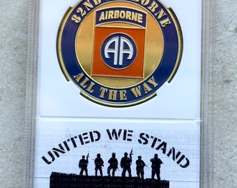 US Army 82nd Airborne Coin - Etsy