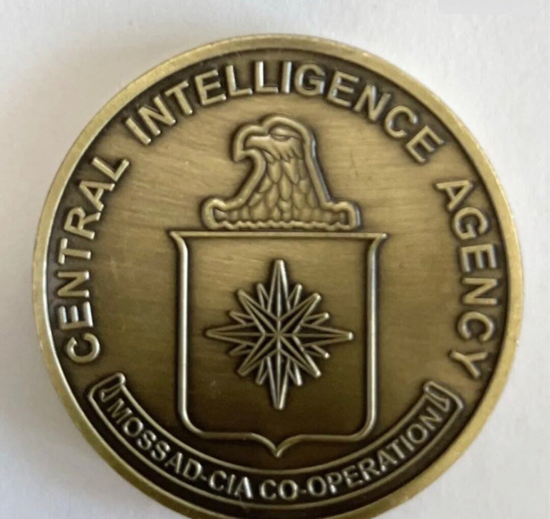 Rare US Cia/israeli Mossad Secret Joint Operation Challenge Coin - Etsy