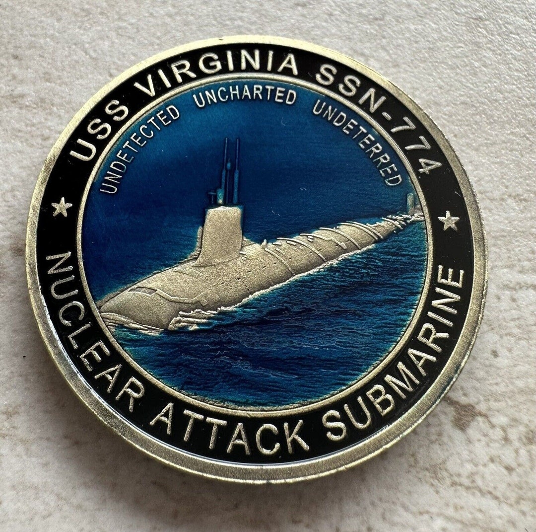 USN USS Virginia SSN 774 Nuclear Warfare Attack Submarine - Etsy