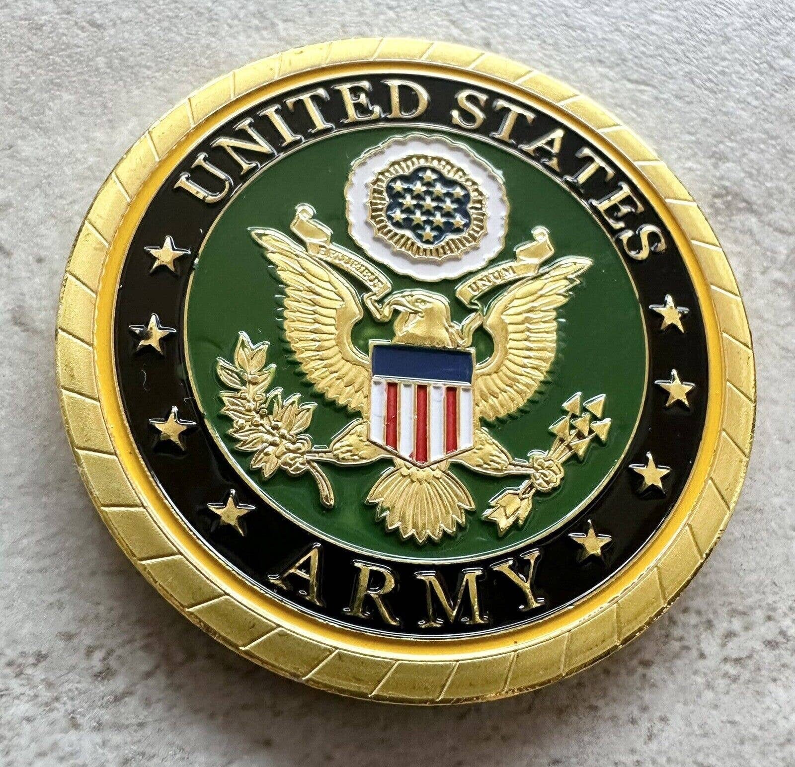 U S ARMY Corps of Engineers Challenge Coin With Special Black Velvet ...