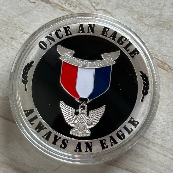 Eagle Scout Challenge Coin - Etsy