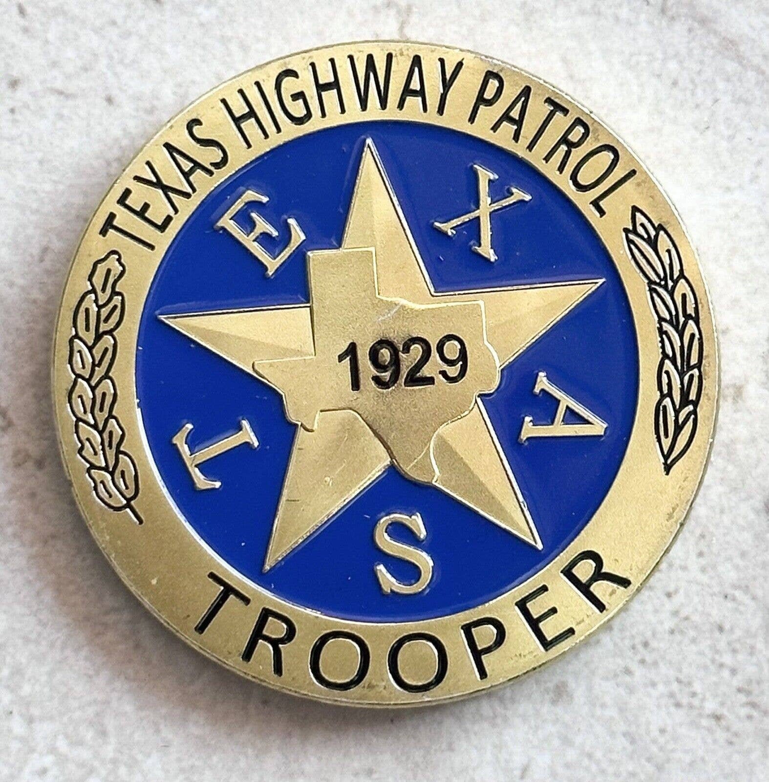 TEXAS HIGHWAY PATROL Trooper Challenge Coin With Velvet Case - Etsy