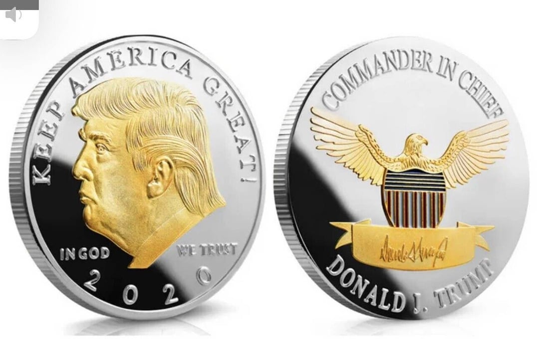2020 Coin Donald Trump US Challenge President Keep Americe - Etsy