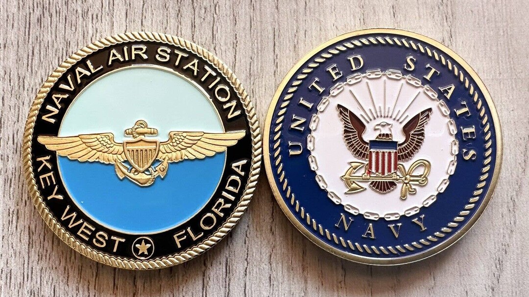 NAS Navy Naval Air Station Key West Florida Challenge Coin - Etsy