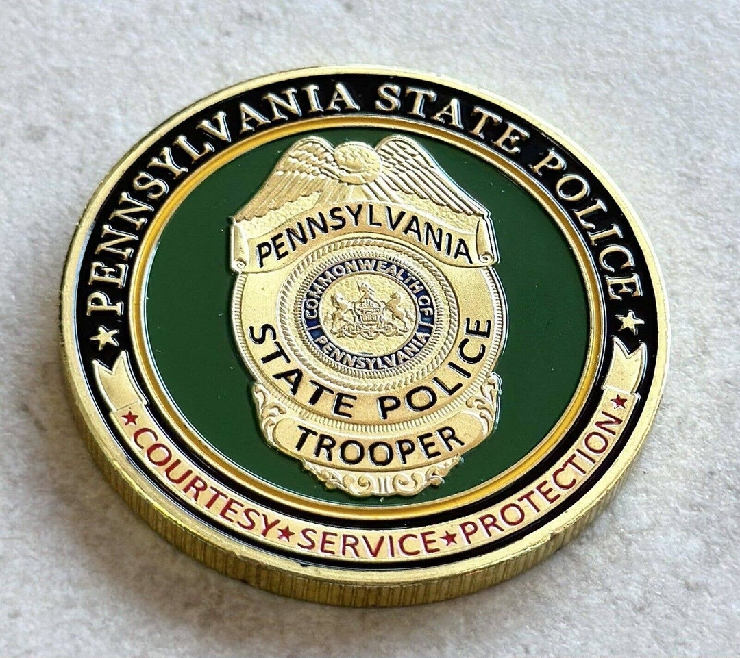 PENNSYLVANIA STATE POLICE Challenge Coin - Etsy