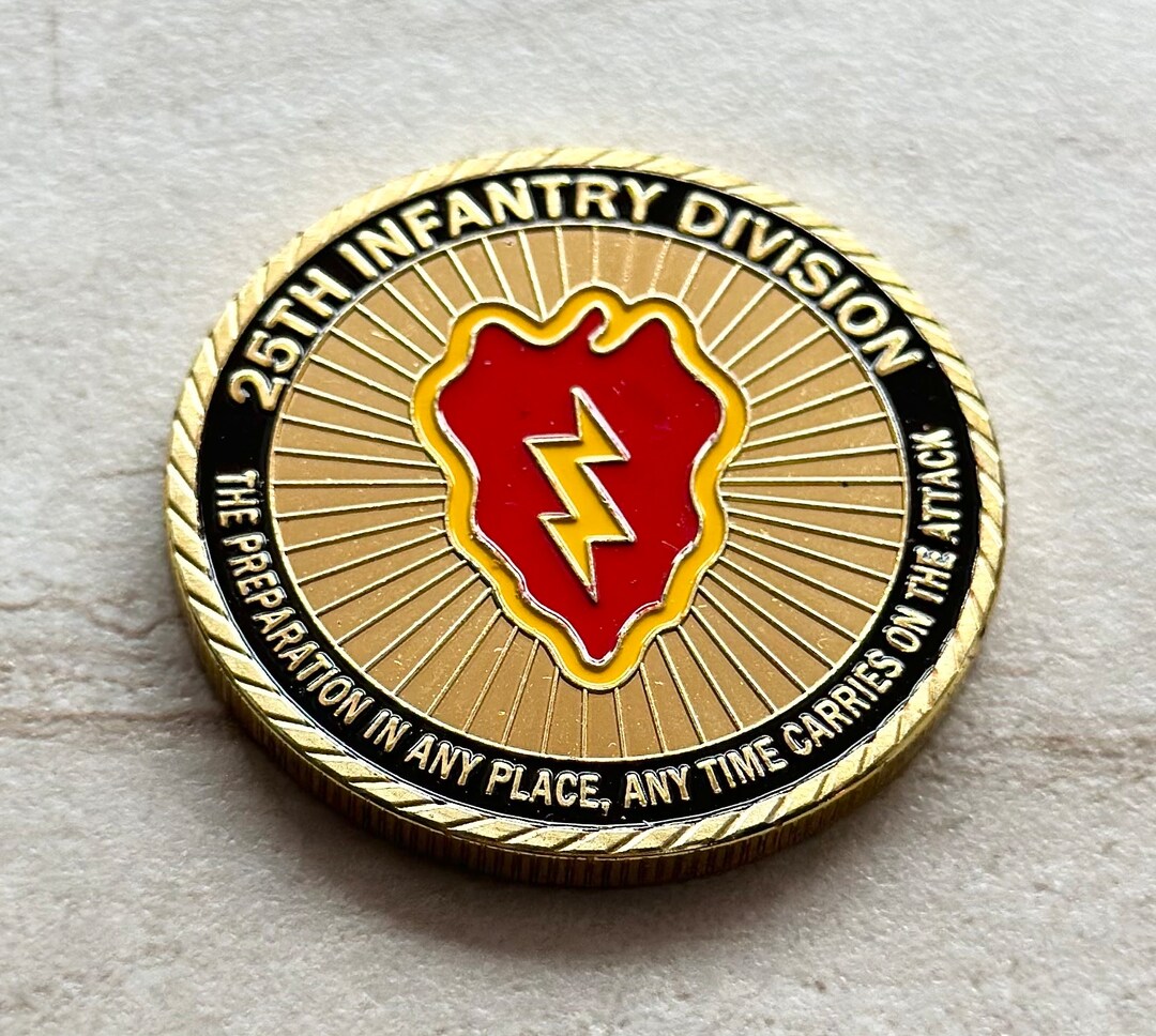 US Army 25th Infantry Division Challenge Coin - Etsy