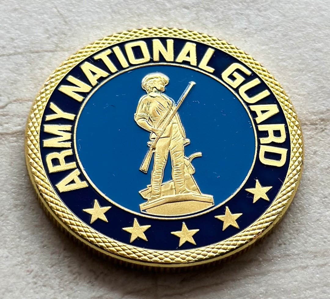 ARMY NATIONAL GUARD Challenge Coin - Etsy