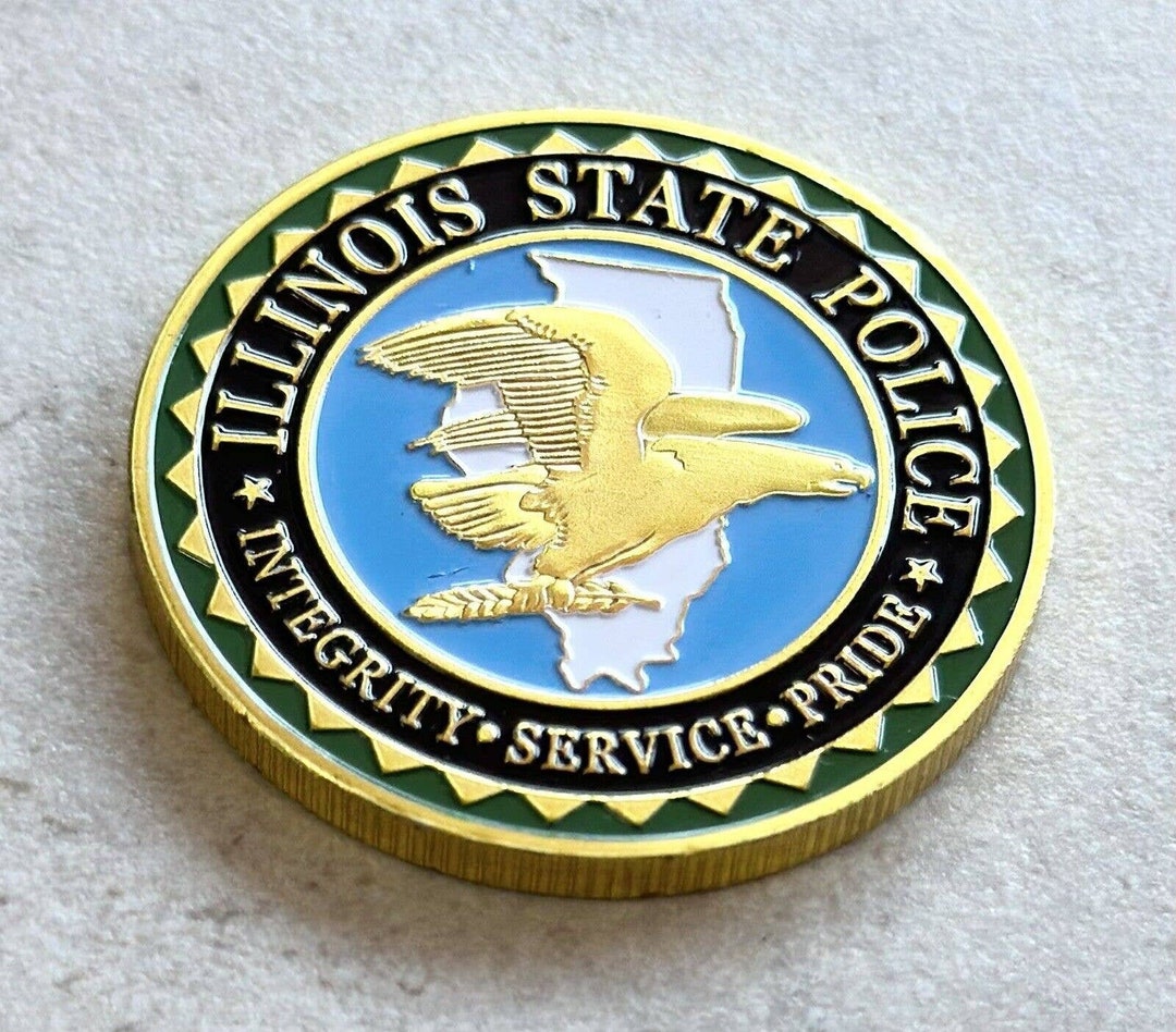 ILLINOIS STATE POLICE Challenge Coin - Etsy