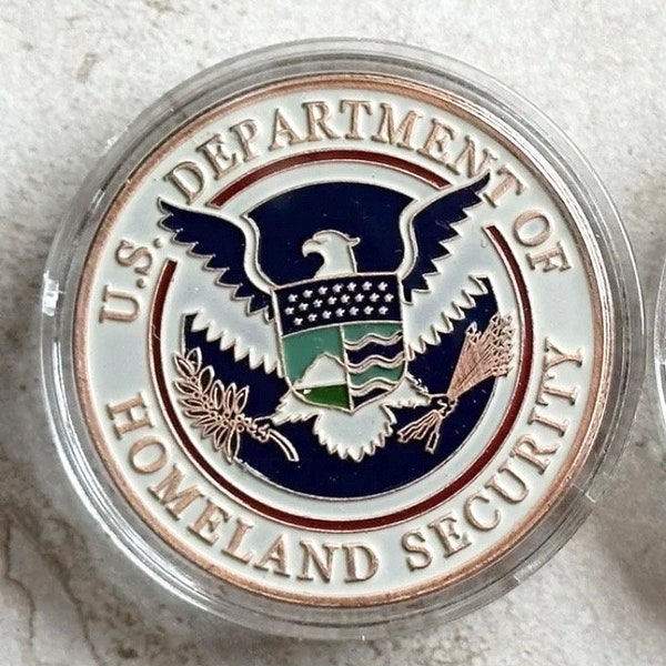 Homeland Security Challenge Coins - Etsy