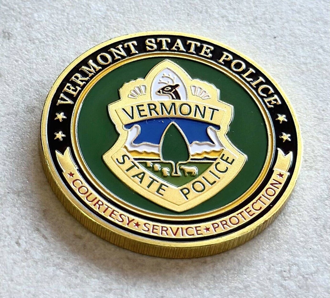VERMONT STATE POLICE Challenge Coin - Etsy