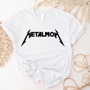 Metal Mom Shirt Rock and Roll Mama Shirts Happy Mother's - Etsy