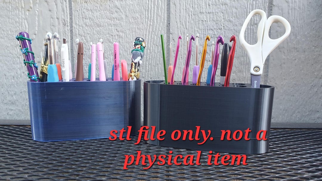 Crochet Hook Holder STL File - Etsy