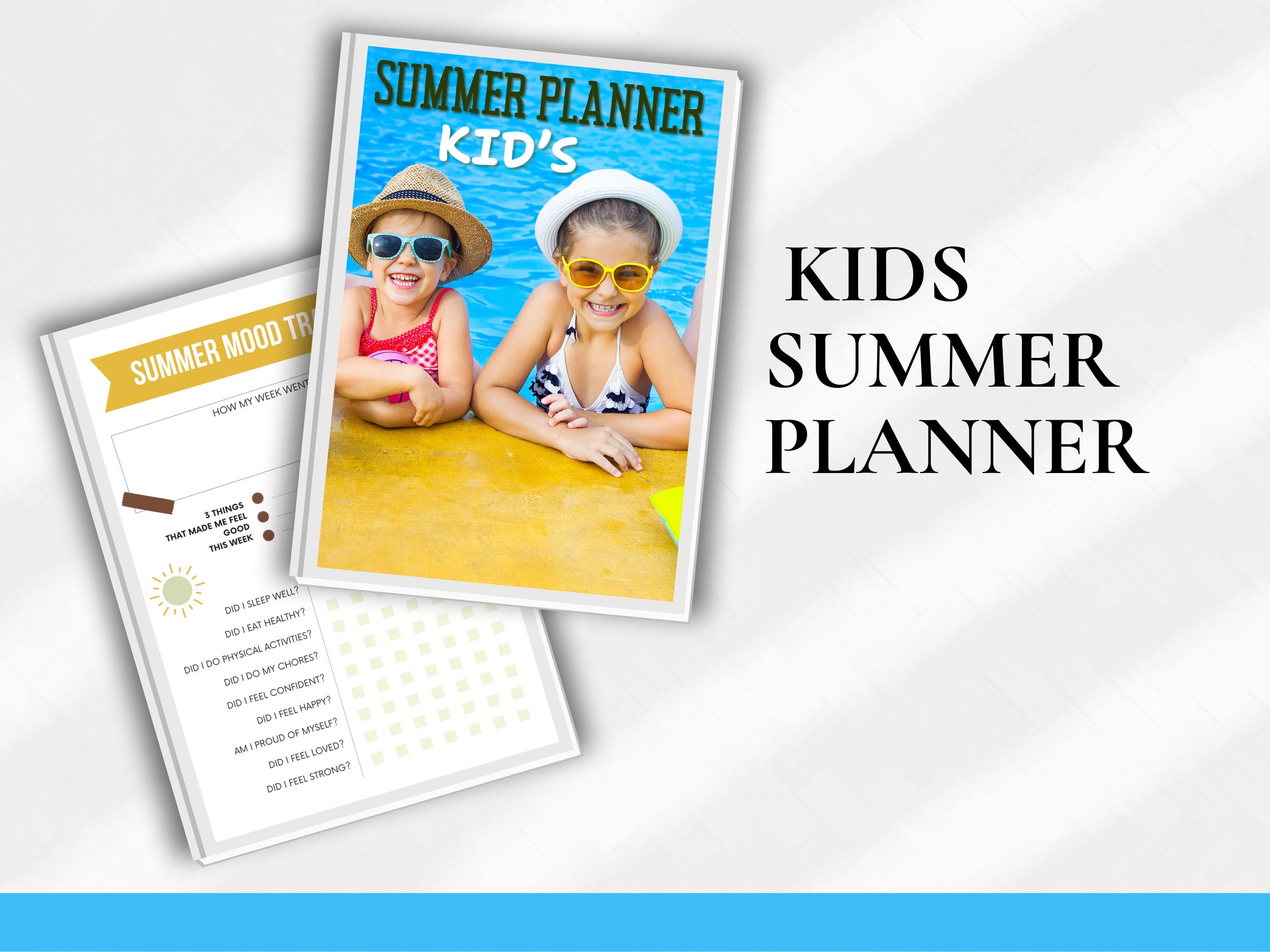 Kids Summer Planner | Printable Activity Planner for Kids | Summer ...