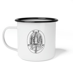 CCC - Civilian Conservation Corps - Enamel Camp Cup - Etsy