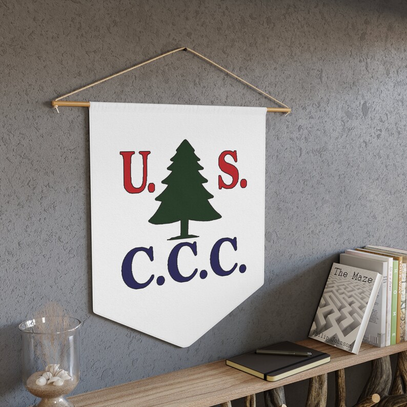 CCC - Civilian Conservation Corps - Wall Pennant - Etsy