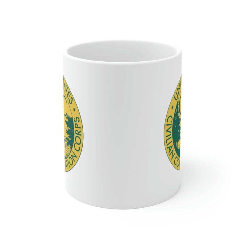 Civilian Conservation Corps CCC Color Logo White Ceramic - Etsy