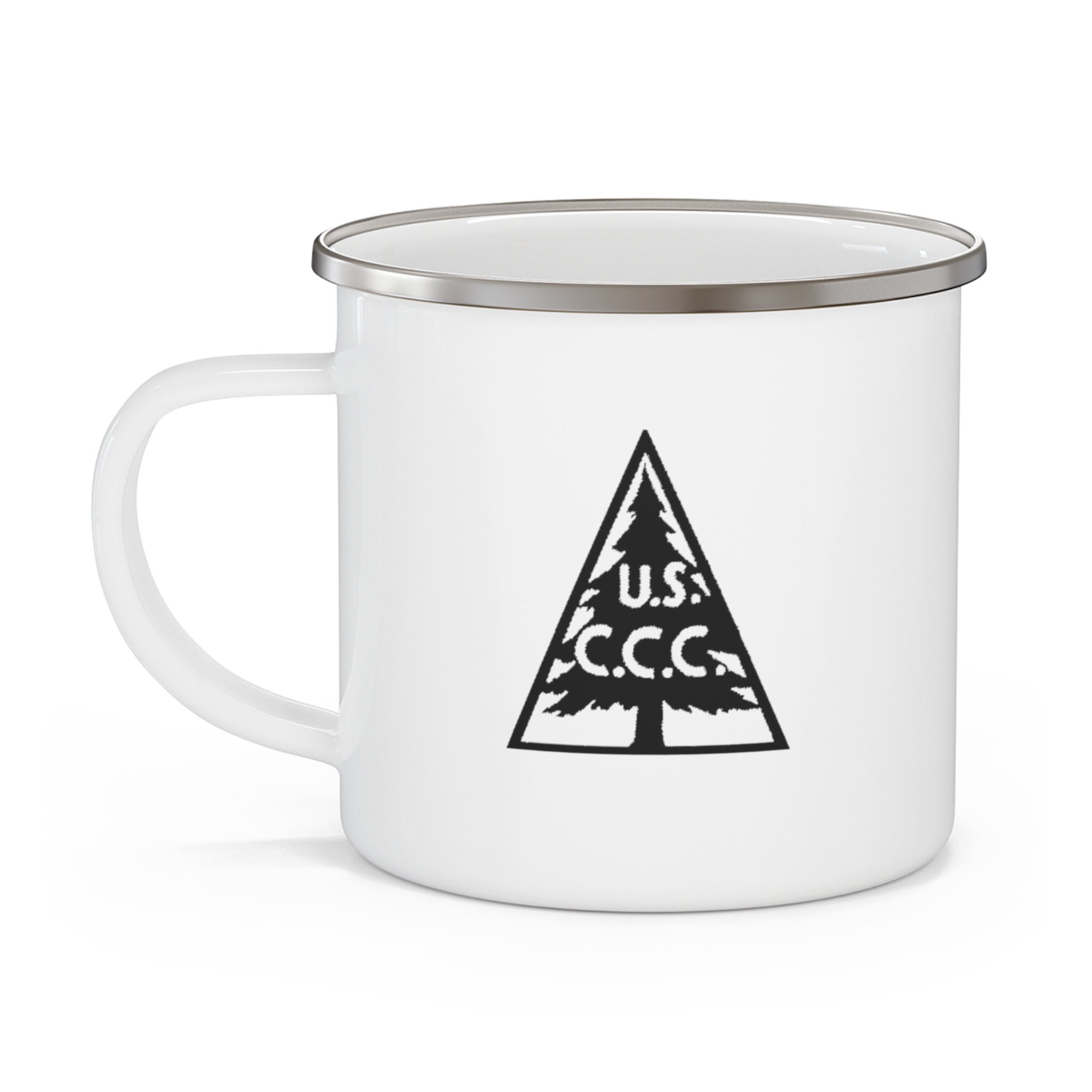 CCC - Civilian Conservation Corps - Tree Logo - Enamel Camping Mug - Etsy