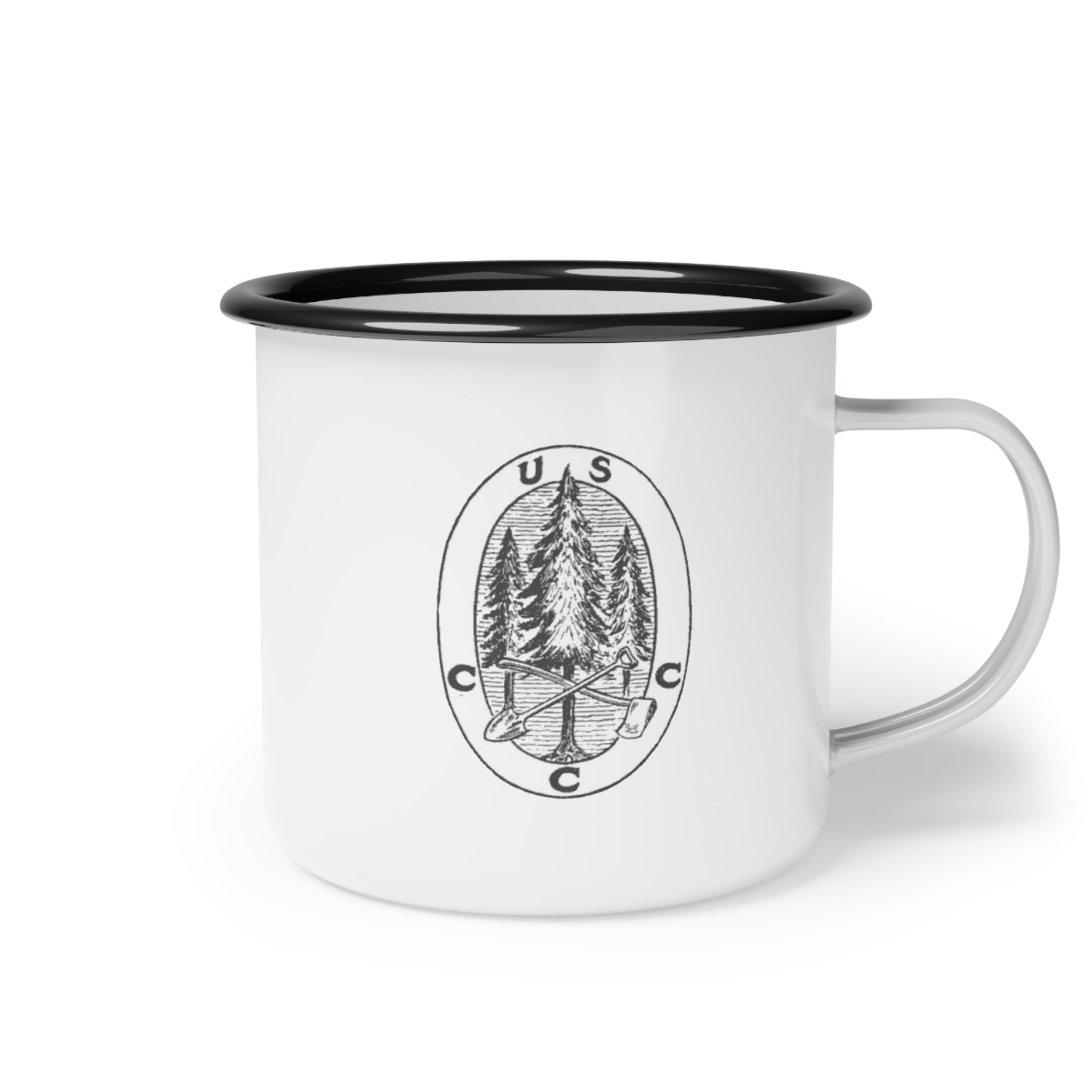 CCC - Civilian Conservation Corps - Enamel Camp Cup - Etsy