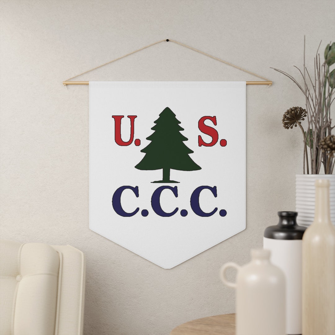 CCC - Civilian Conservation Corps - Wall Pennant - Etsy