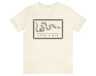 Join or Die Benjamin Franklin Print Poster - Etsy
