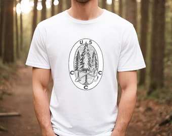 Civilian Conservation Corps Stop and Smell the Pines Bumper Sticker CCC ...