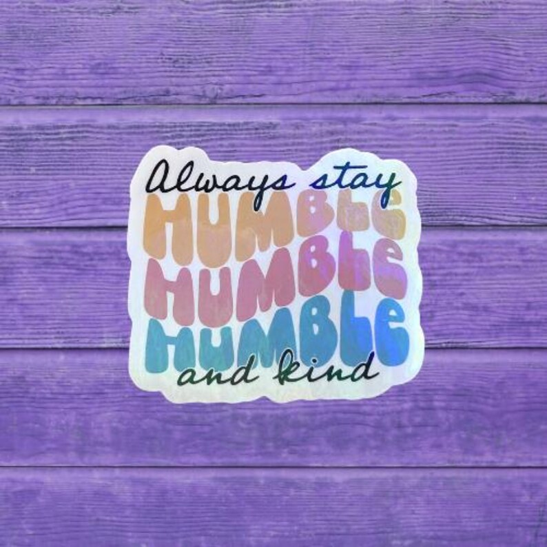 Retro Kindness Stickers Stay Humble, Groovy, Choose Kindness - Etsy