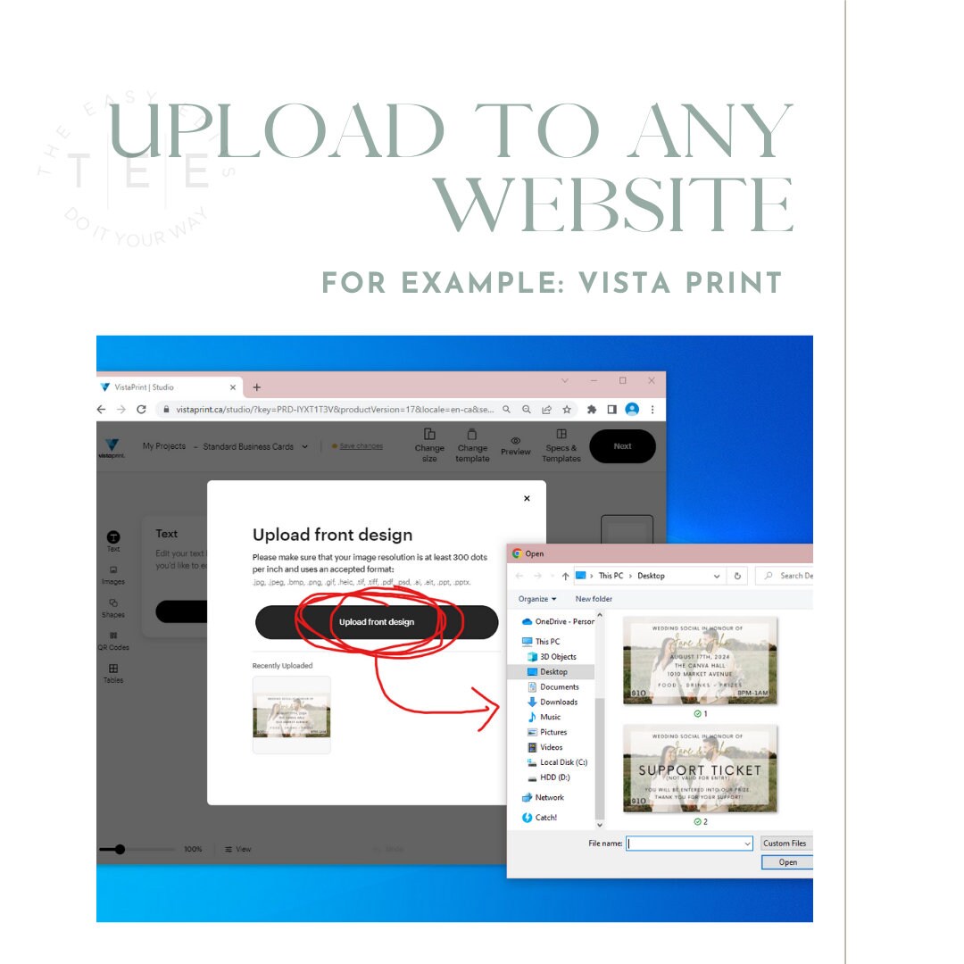 Wedding Social Tickets | GREEN & MODERN | Stag and Doe, Easy Editable ...