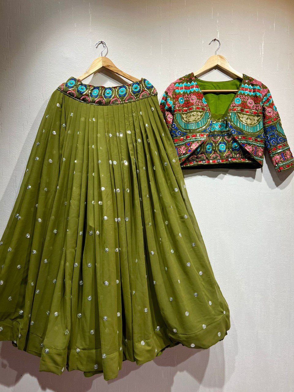 Women Indian Skirt With Top and Jacket , Designer Partywear Readymade ...