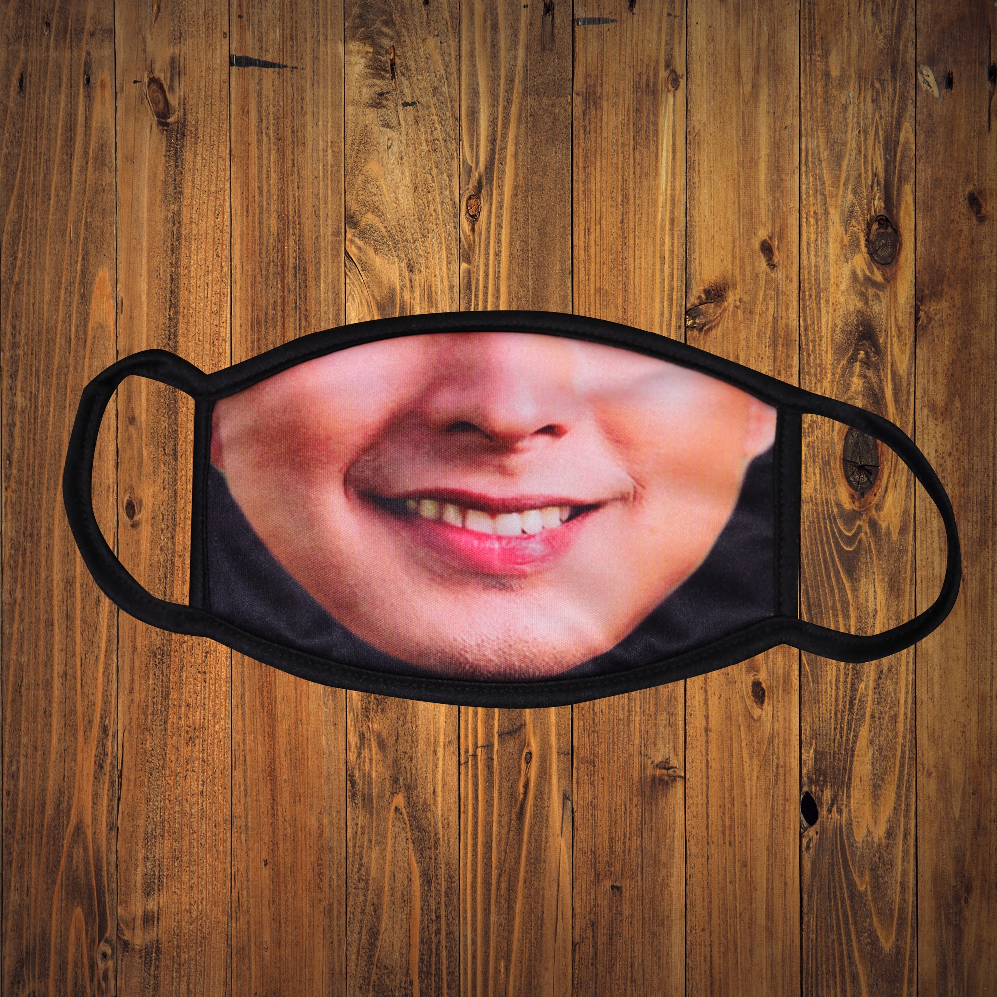Funny Smiling Prank Mask - Etsy
