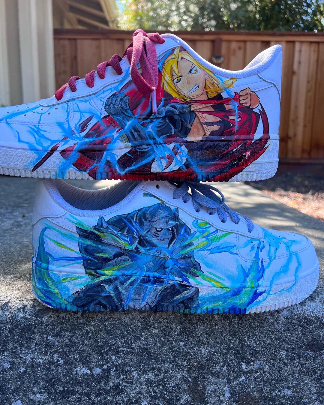 Anime Sneakers Anime Art Manga Shoes Custom Sneakers - Etsy