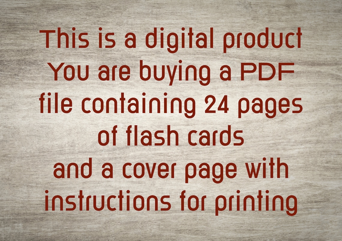 Types of Cars Flash Cards - Etsy