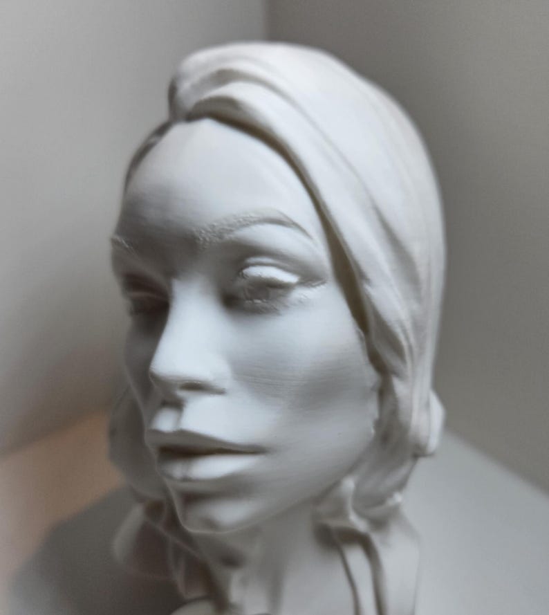 3D Printed Portrait Sculptures - Etsy