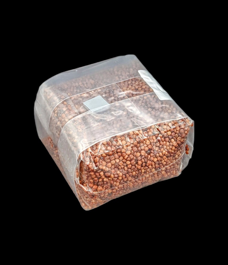 6-pack of 1.5 Lbs Sterilized Milo Sorghum Mushroom Mini Grain Grow Bags ...