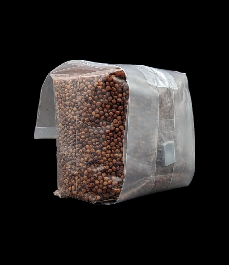 6-pack of 1.5 Lbs Sterilized Milo Sorghum Mushroom Mini Grain Grow Bags ...
