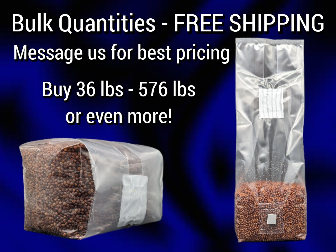 Bulk Sterilized Grain Spawn Bags. 3 Lbs Each With Injection Port. Milo ...
