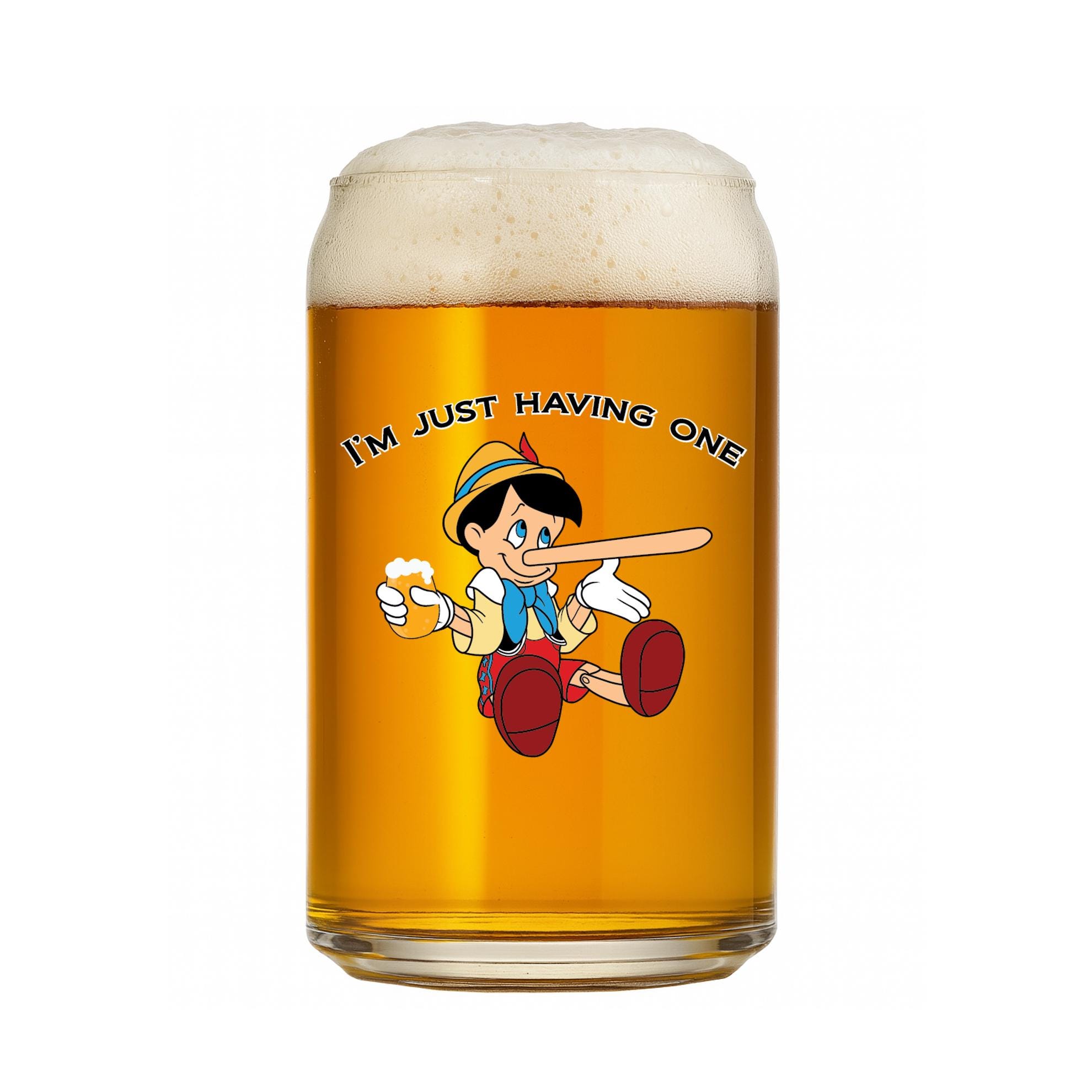Pinocchio Beer Glass: Disney Collectible Craft Beer Cup - Etsy