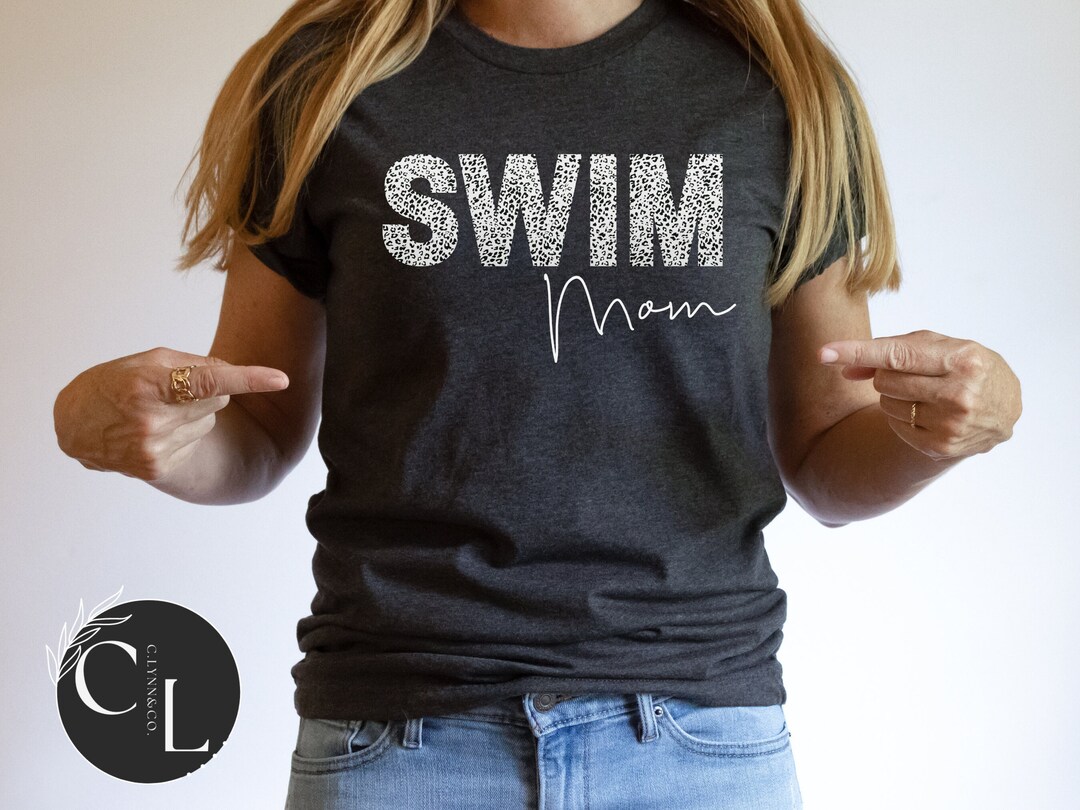 Animal Print Swim Mom Shirt, Mom Shirt, Swim Mom Life, Swim Mom Tshirt ...