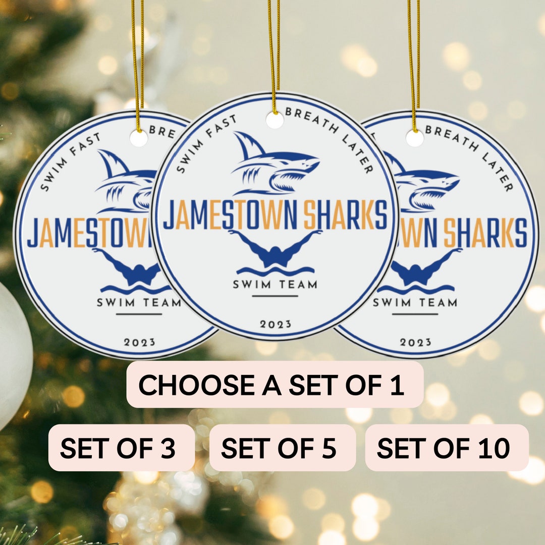 Swim Team Ornament Gift for Swimmer, Swim Team Gift Bulk Ceramic ...