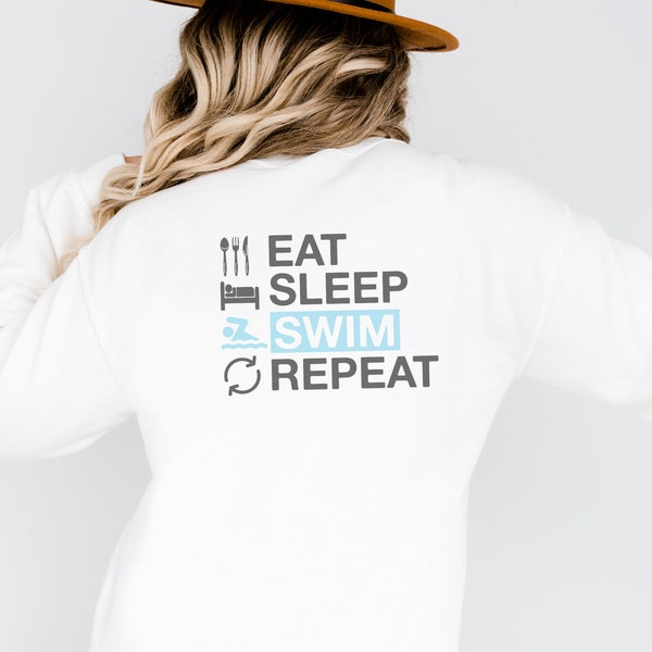 Eat Sleep Swim - Etsy