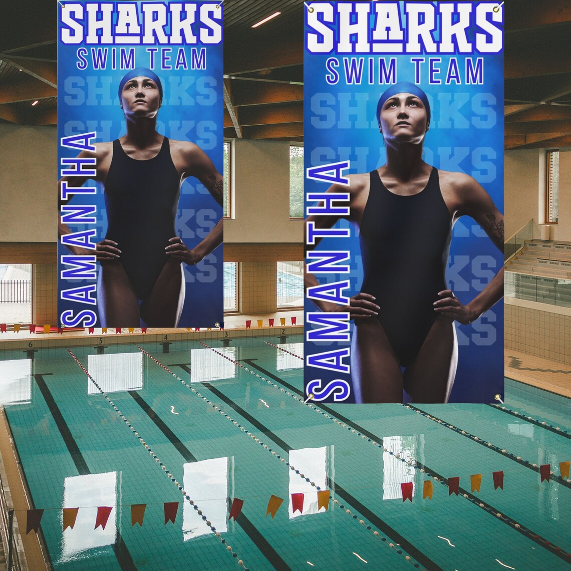 Personalized Swim Team Banners Swimmer Gift Swim Club Swimteam Swim ...