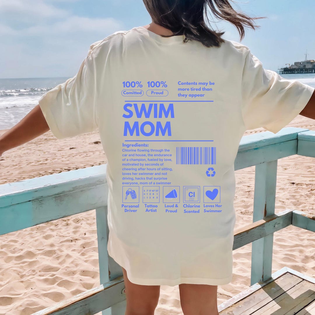 Swim Mom Shirt Swim Mom T Shirt Swimmer Mom Tshirt Swim Team Mom Gift ...