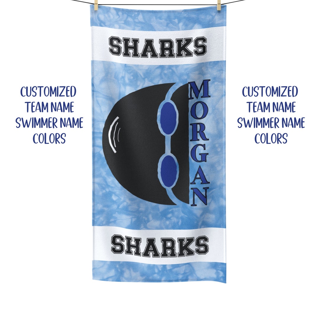 Swim Team Towels Personalized Swimmer Towel Swim Team Gift From Swim ...