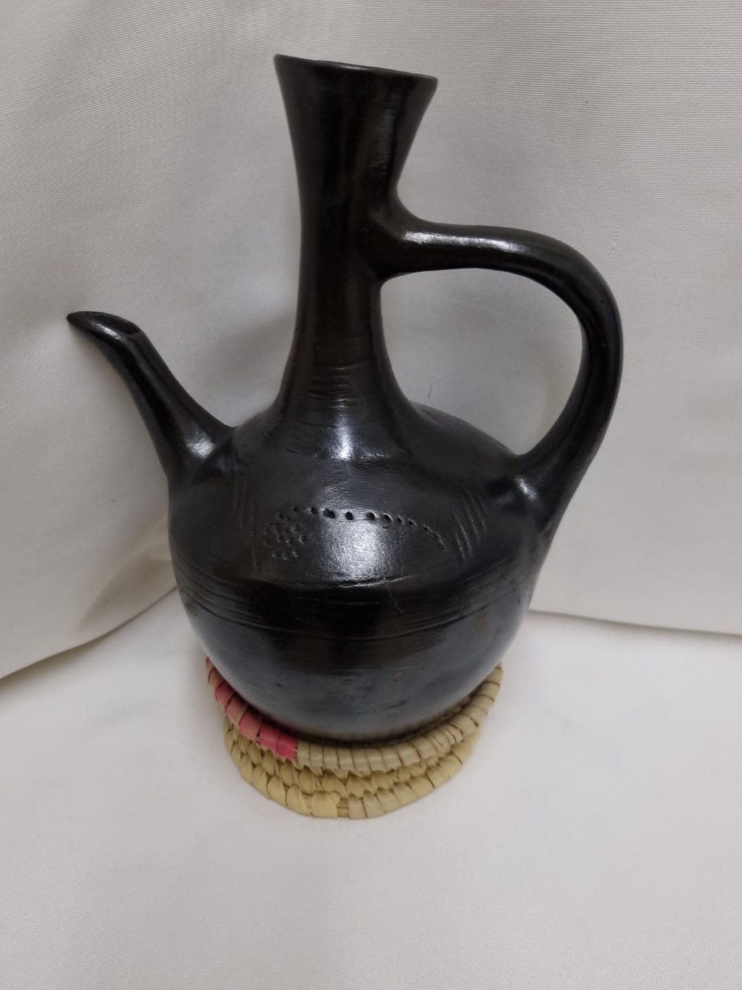 Authentic Traditional Ethiopian Coffee Set With Handcrafted Clay Jebena ...