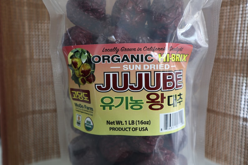 MODO FARMS Organic Jujubes From California - Dried - Perfect for ...