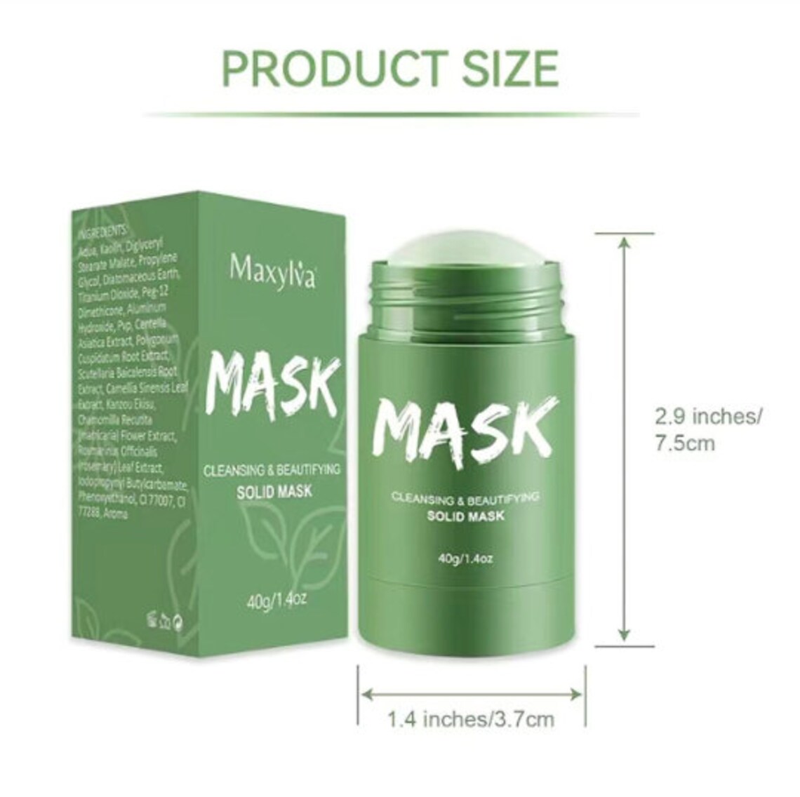 Green Tea Mask,deep Cleanse Green Tea Mask,green Mask Stick for ...