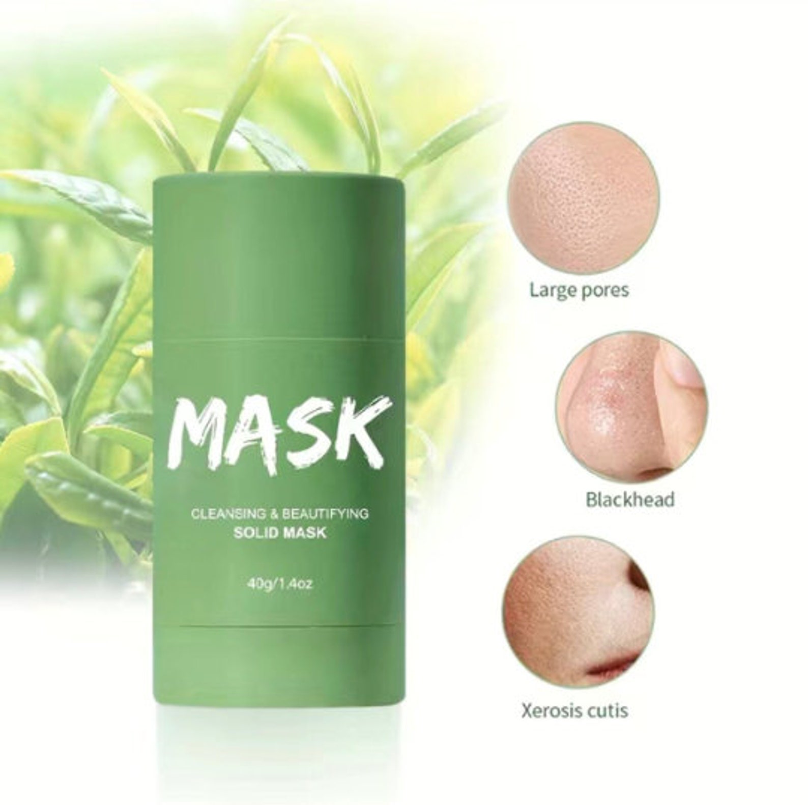 Green Tea Mask,deep Cleanse Green Tea Mask,green Mask Stick for ...