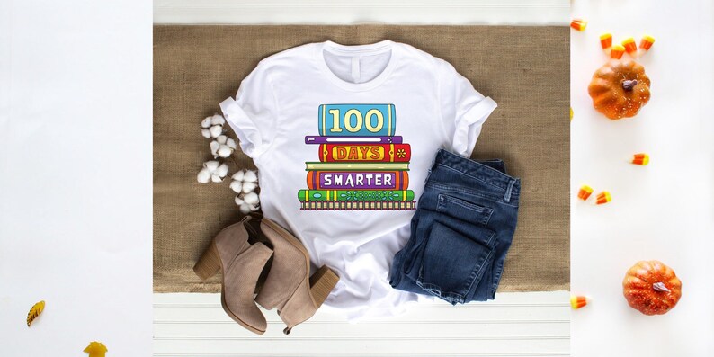 100 Days Smarter 100th Day of School Png Digital Download - Etsy Australia