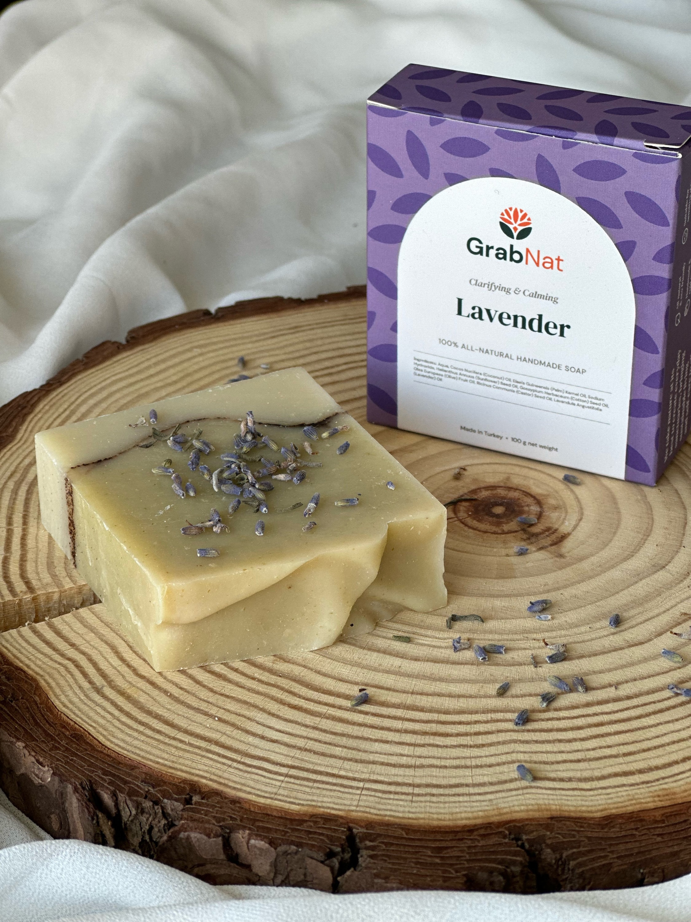 4-pack Lavender Soap 4x100g Handmade, All-natural, Cold-processed, Made ...